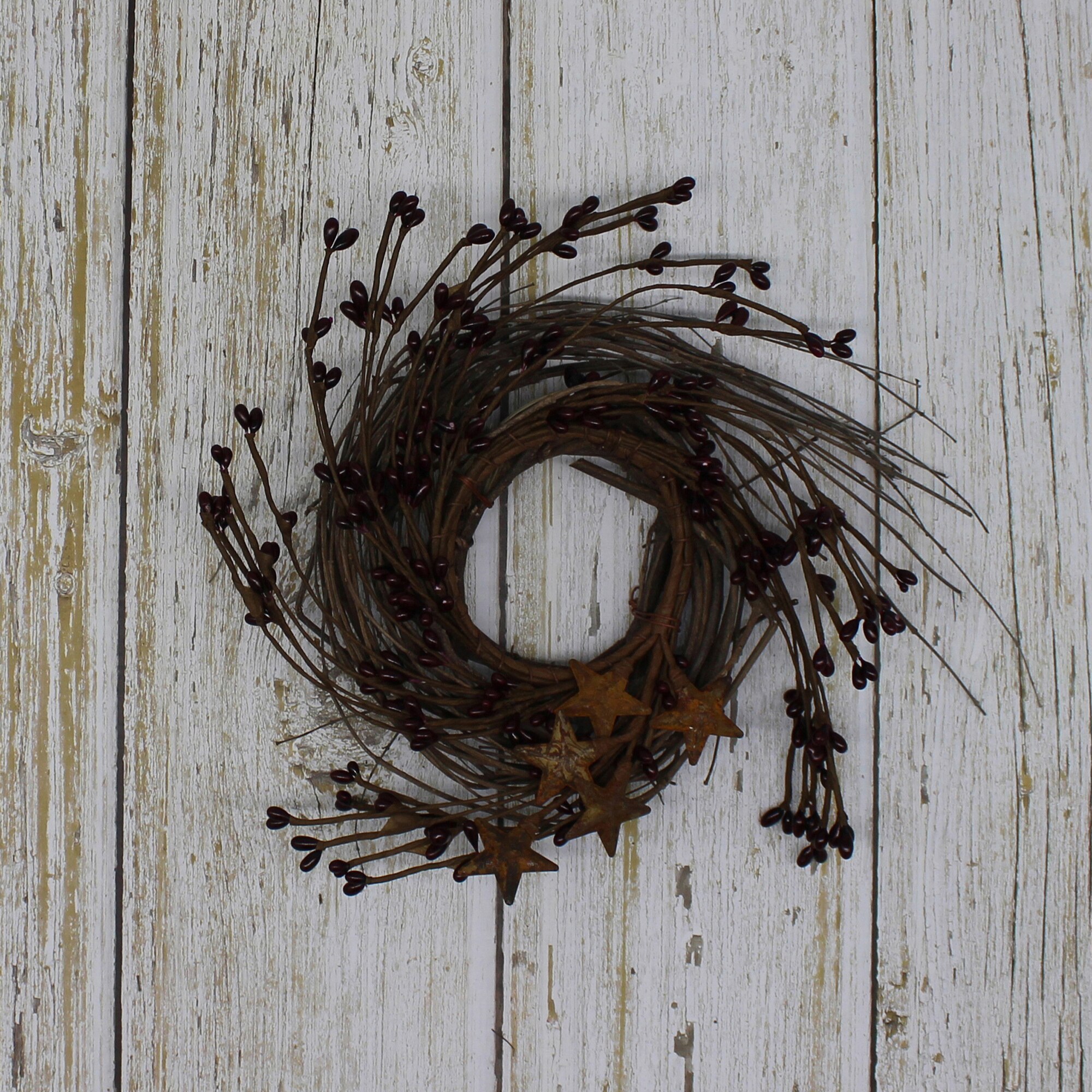 Primitives Rustic Pip Berries and Twig with Rusty ... – Grandado