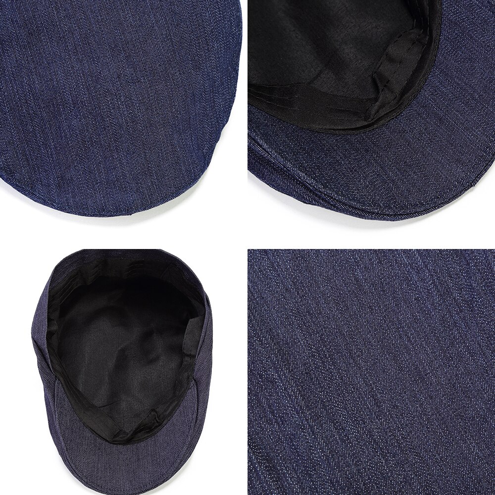 Chef Cap Denim Hat Men Women Restaurant Food Servi... – Grandado
