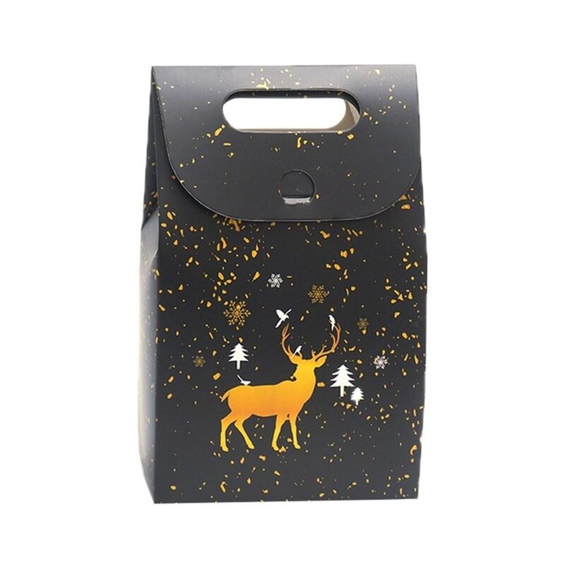 5pcs/set Christmas Box Night Sky Deer Paper Bag Ch... – Grandado