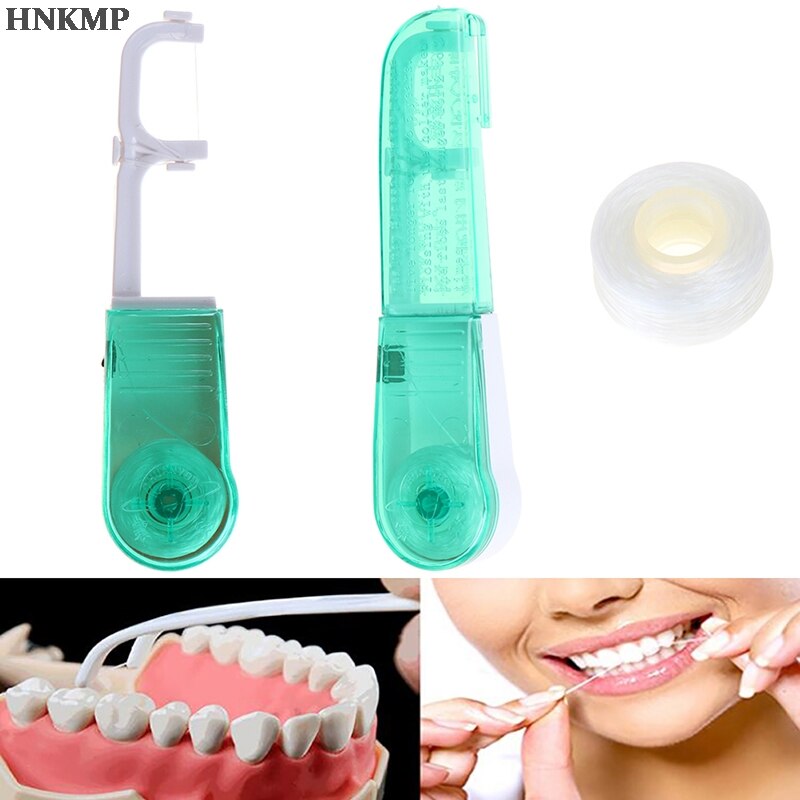 HEIßER 30M Zahnseide Pick Halter Flosser Gebaut-in... – Vicedeal