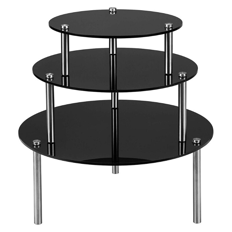 3 Pcs/Set Round Acrylic Dessert Riser Holder Rack ... – Grandado