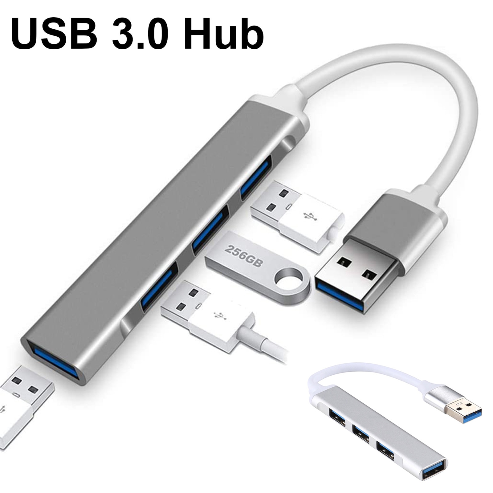 USB HUB 3 0 Adapter 4 Port USB 3,0 High Speed Spli... – Vicedeal