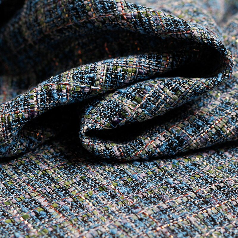 De Product Tweed Blauw En Drie-Dimensionale Geweve... – Vicedeal