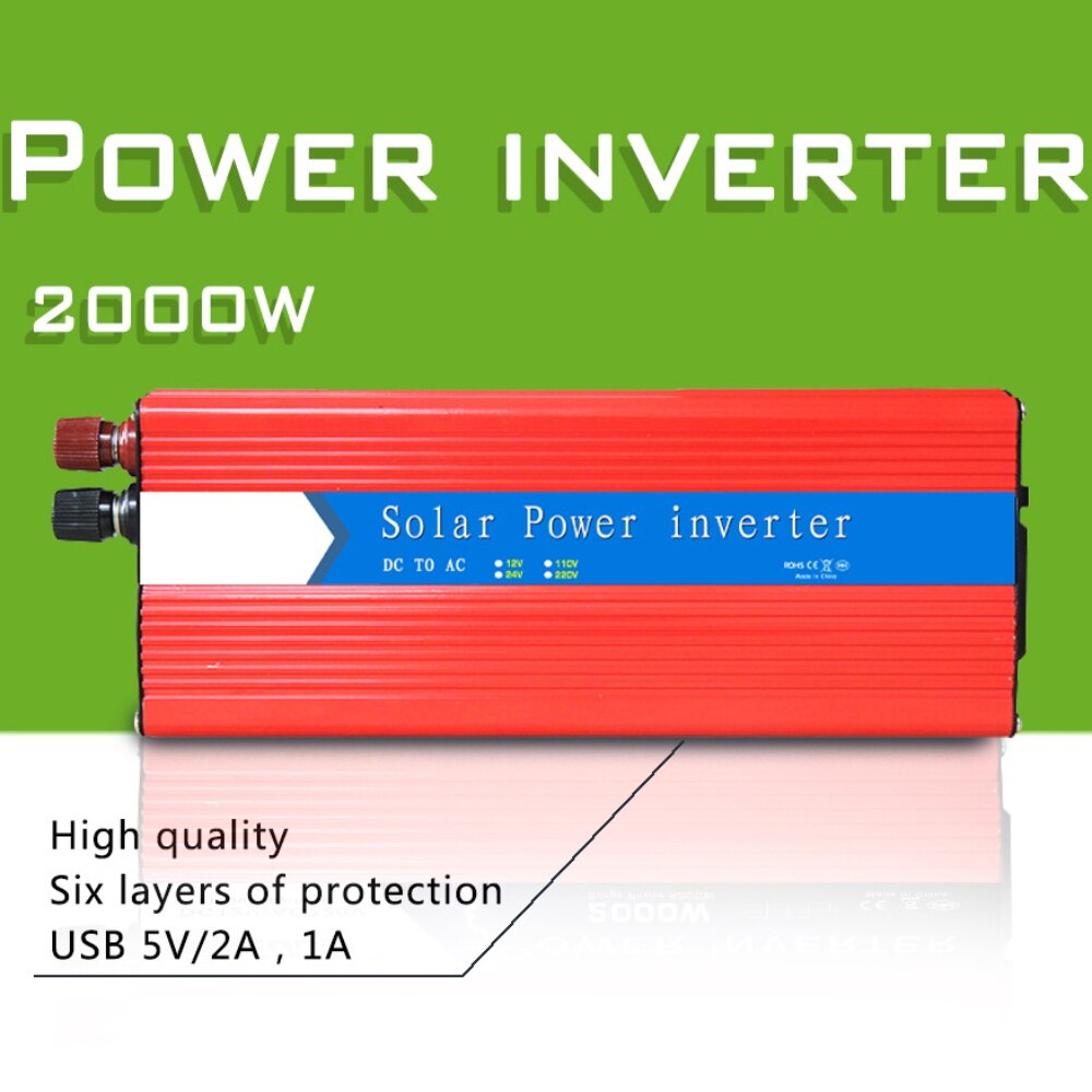 3000w bil power inverter konverter dc 12v til ac... – Grandado