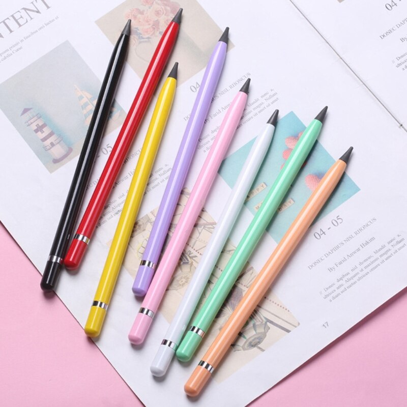 OOTDTY 6pcs Aluminium Everlasting Pencil Set andom... – Grandado