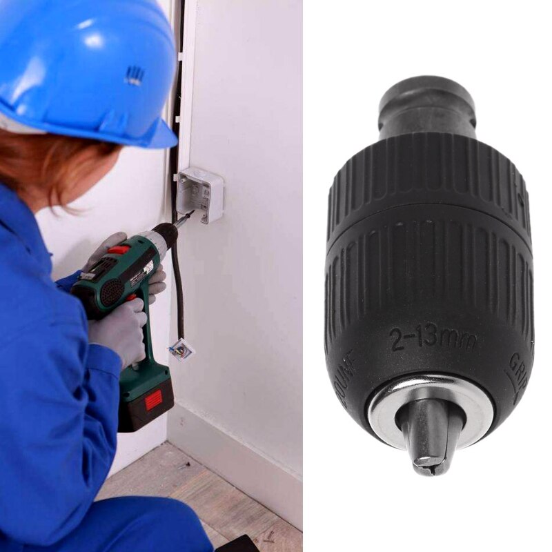 2-13mm Self Locking Keyless Drill Chuck Clip 1/2''... – Grandado