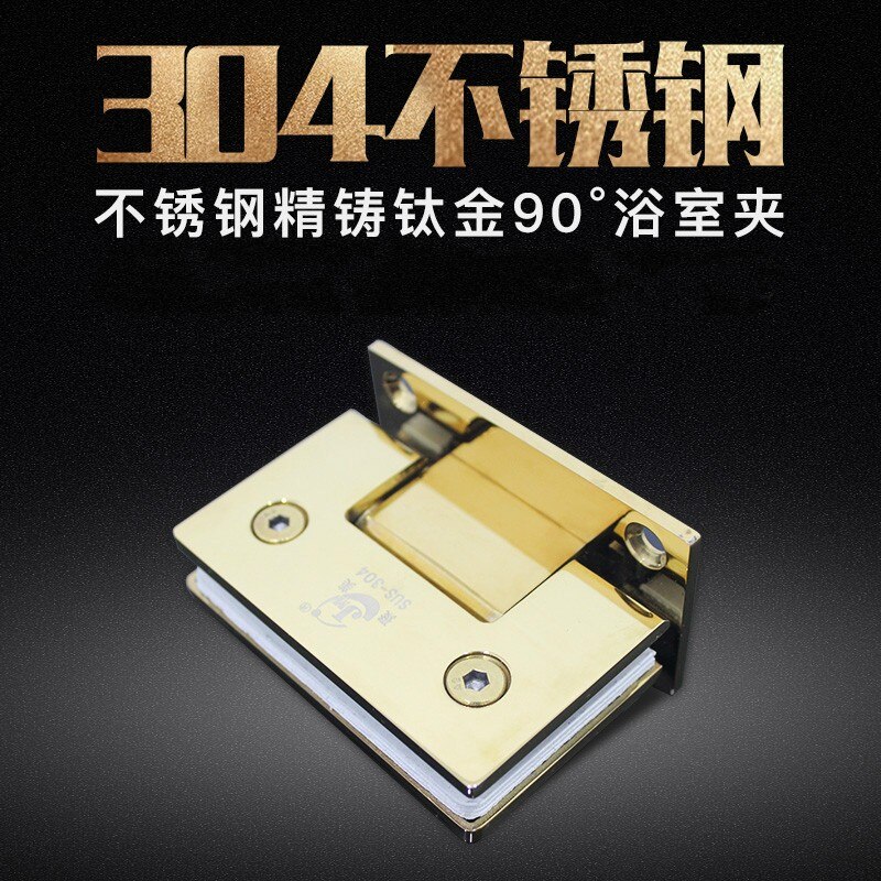 90 grader åpen 304 rustfritt stål veggfeste glass ... – Grandado