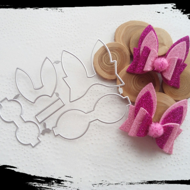 3779Beautiful cutting die bow template DIY scrapbo... – Grandado