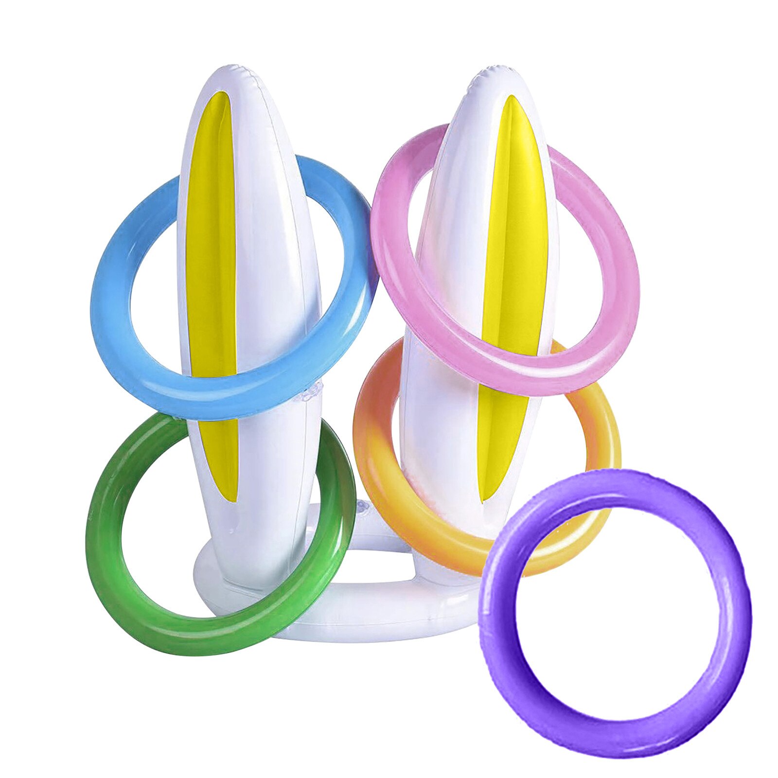 Hoop Ring Toss Plastic Ring Toss Quoits Garden Gam... – Grandado