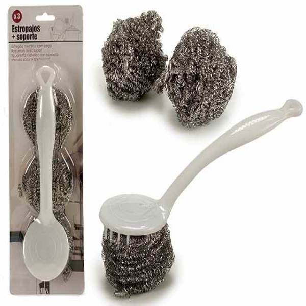 Cleaning tools White (2 Pieces) (5 x 23 x 6,5 cm) – Grandado