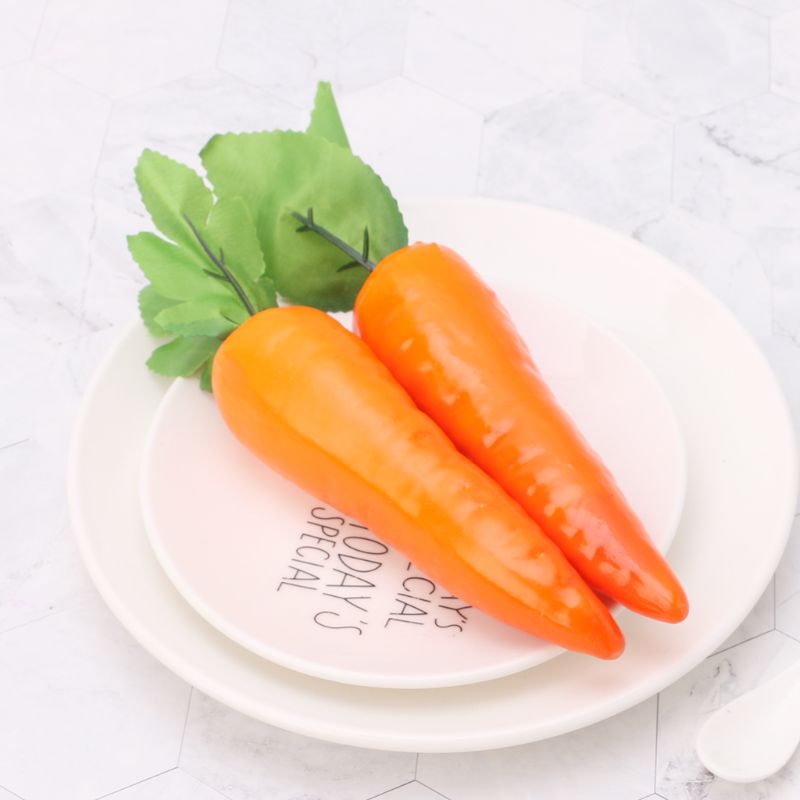 Carrots Mini Artificial Plastic Foam Carrot Fruit ... – Grandado