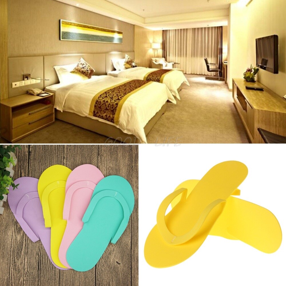 12Pair Indoor Disposable Slippers For Pedicure Sal... – Vicedeal