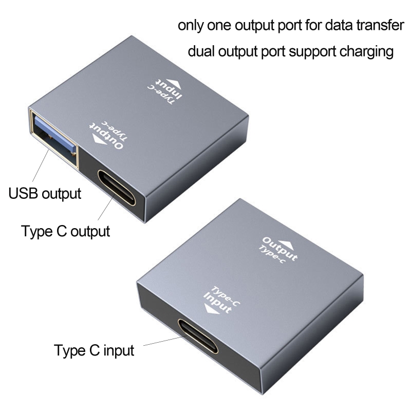 Conector USB tipo C hembra a USB 3,0 + tipo C hemb... – Grandado