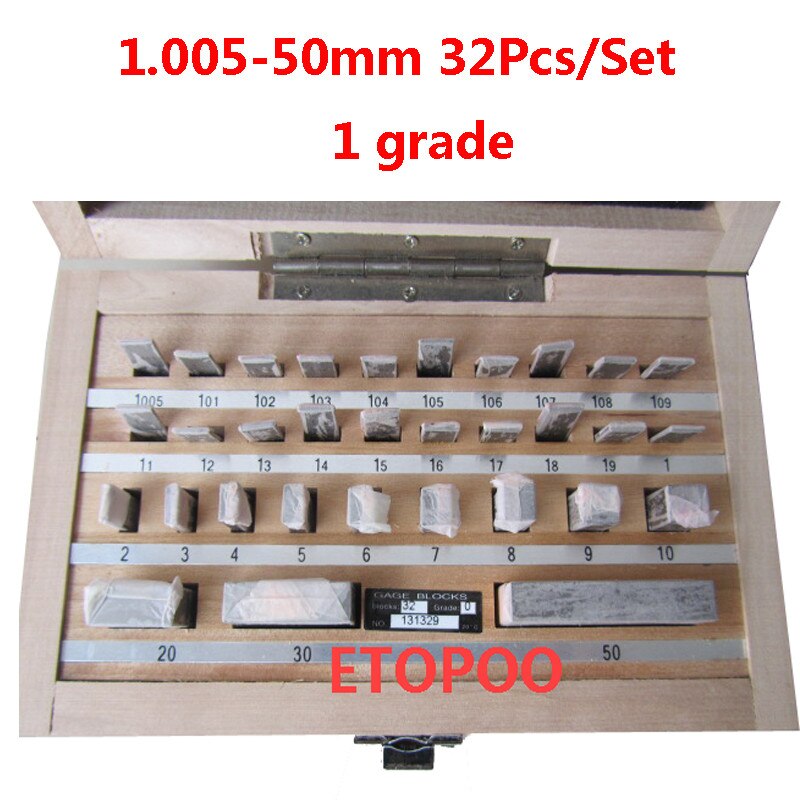 32Pcs/Set 1.005-30mm Block Gauge Caliper Block gau... – Vicedeal