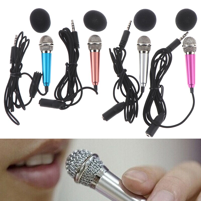 Handheld Mic Portable Mini 3.5mm Stereo Mic Audio ... – Grandado