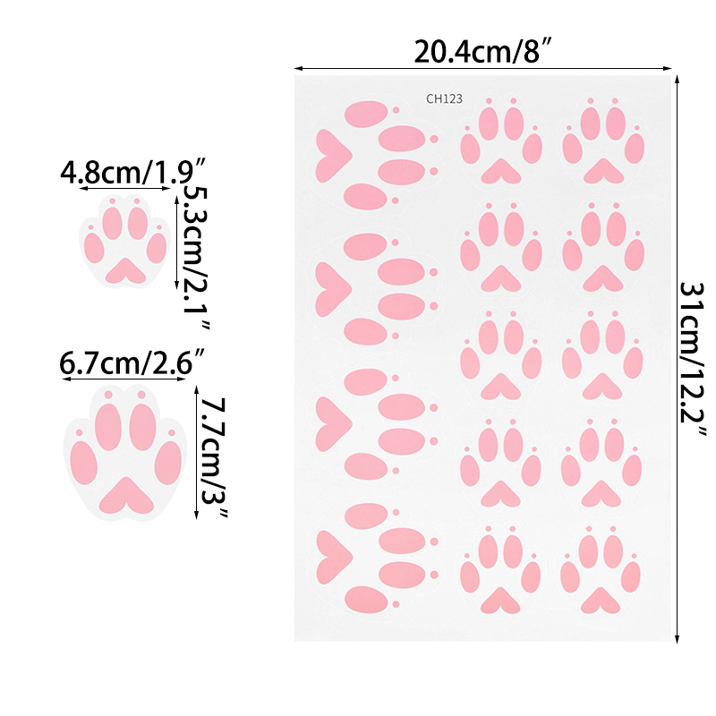 3 Sheets Cute Cartoon Rabbit Wall Stickers Decorat... – Grandado