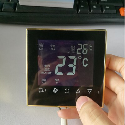 Central Air Conditioning LCD Thermostat Smart Fan ... – Grandado