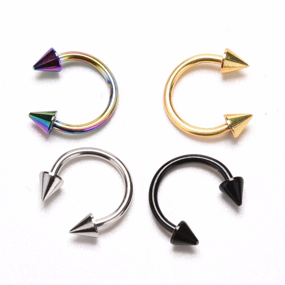 JETTINGBUY 1PCS 2 Style Stainless Steel Nostril No... – Grandado