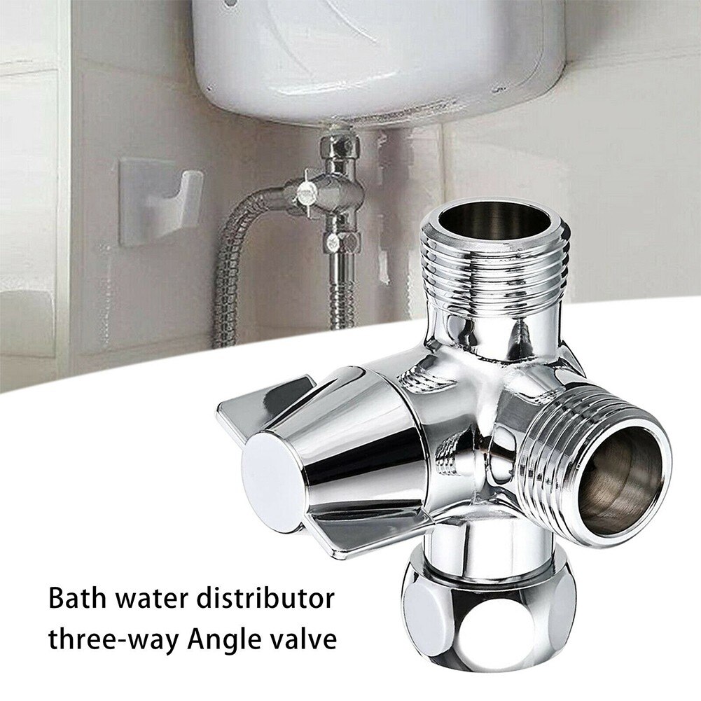 3-Way 1/2" Outlet Sink Faucet Diverter Valve ... – Grandado