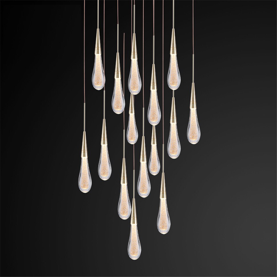 Moderne Cyrstal Luxe Hanglamp Gouden Kroonluchter ... – Vicedeal
