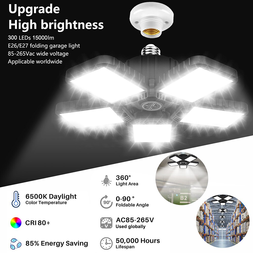 Led Garage Licht Led High Bay Workshop Plafondlamp... – Vicedeal