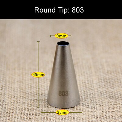 Round Tips Medium Decorating Nozzle Seamless Icing... – Vicedeal