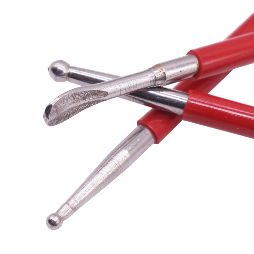 3 PCS DIY Handmade Leather Carving Indentation Pen... – Grandado