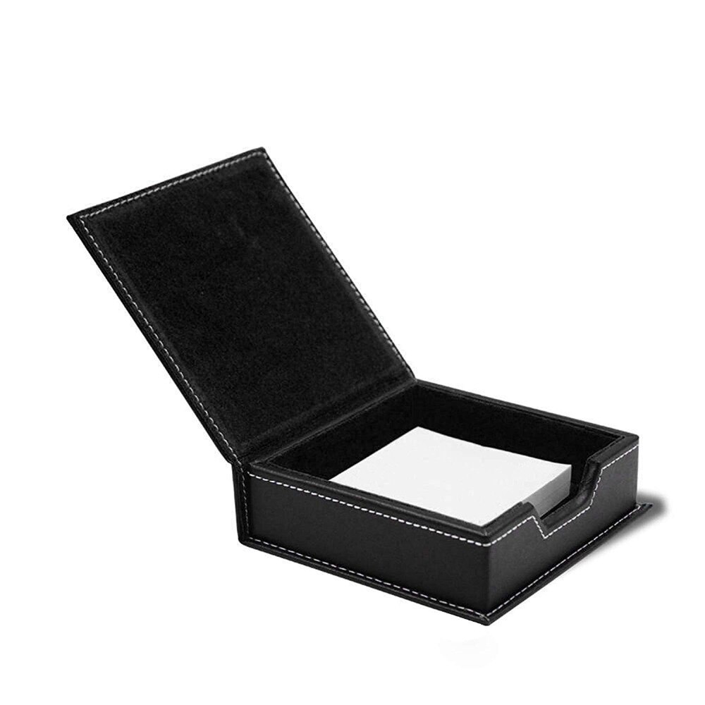 XRHYY PU Leather Desktop Name Cards Sticky Notes H... – Grandado