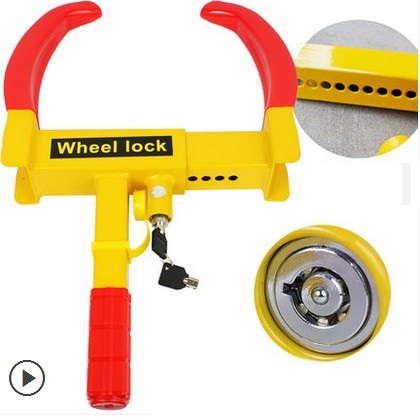 Car tyre lock sedan tire clamp lock anti-theft aut... – Grandado