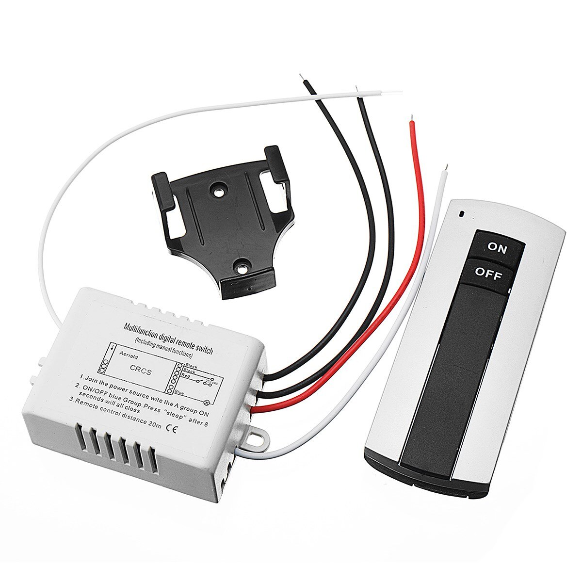 1 Way ON/OFF Lamp Light Digital Switch Dual Button... – Grandado