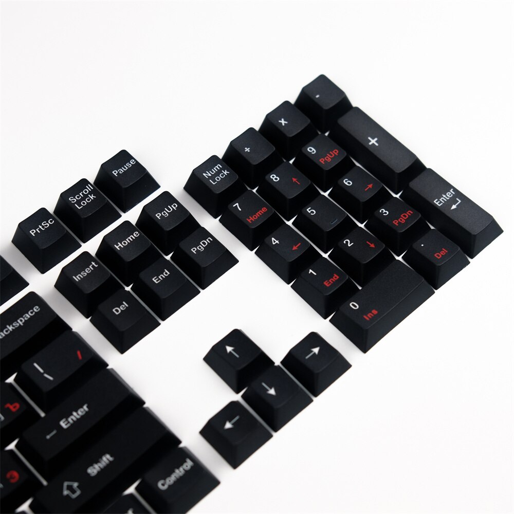 120 Keys Dark Mechanical Keyboard Keycaps Russian ... – Vicedeal