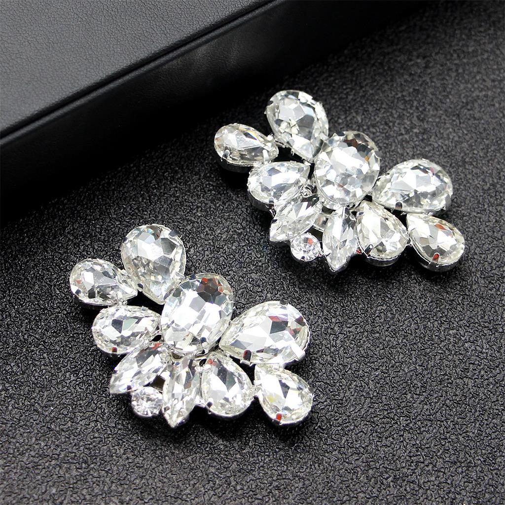 Acrylic Shoes Flower Trend Rhinestone Women Shoe B... – Grandado