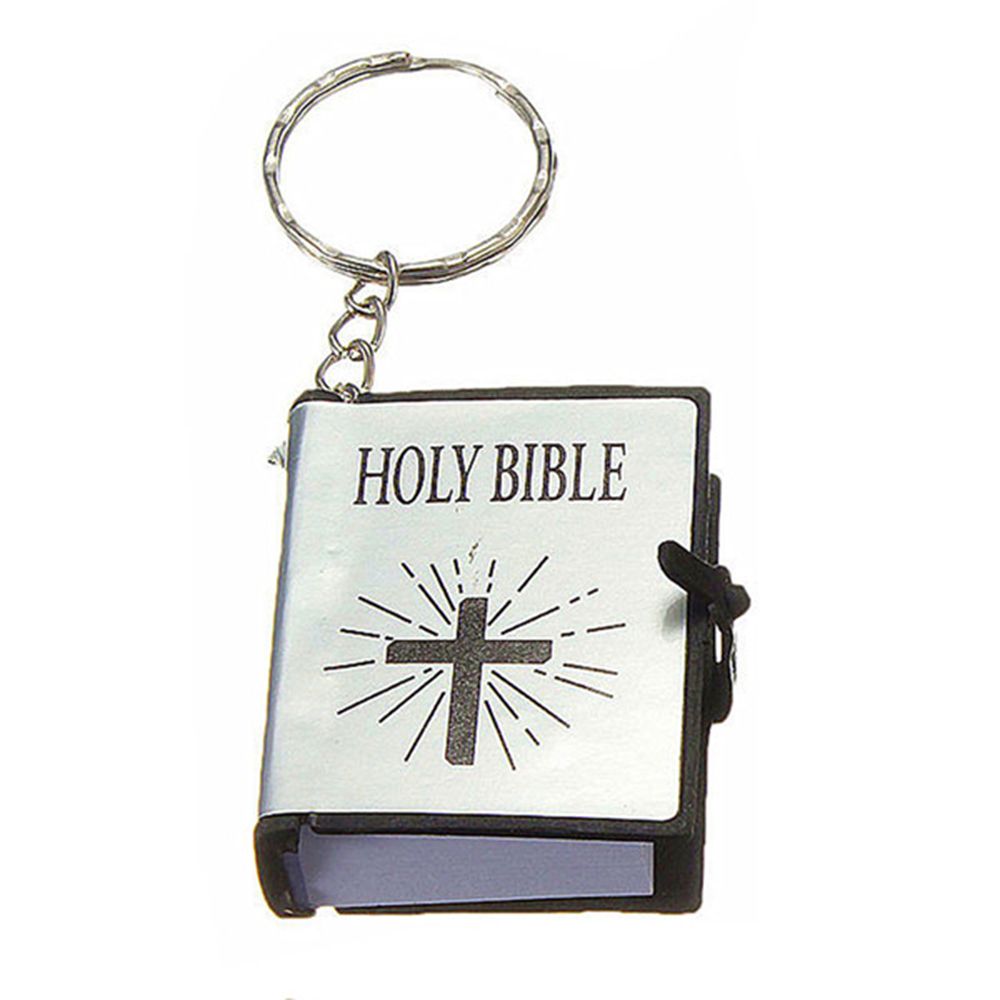 1pc Mini Bible Keychain English HOLY BIBLE Religio... – Vicedeal