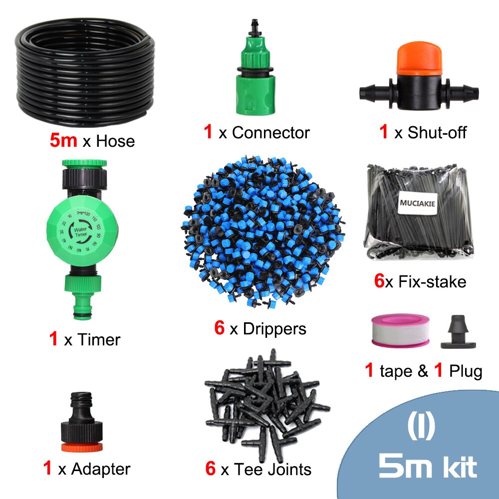MUCIAKIE 60-5M Garden Watering System Mechanical T... – Vicedeal