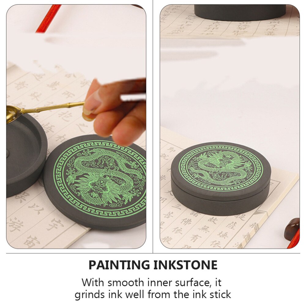 1 Set 4 Inch Schilderij Natuurlijke Inkstone Glad ... – Grandado
