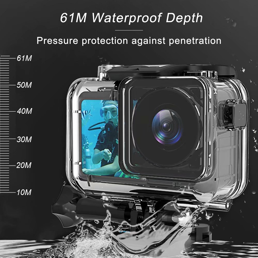 60M Housing Waterproof Case For Dji Osmo Action Ca... – Vicedeal