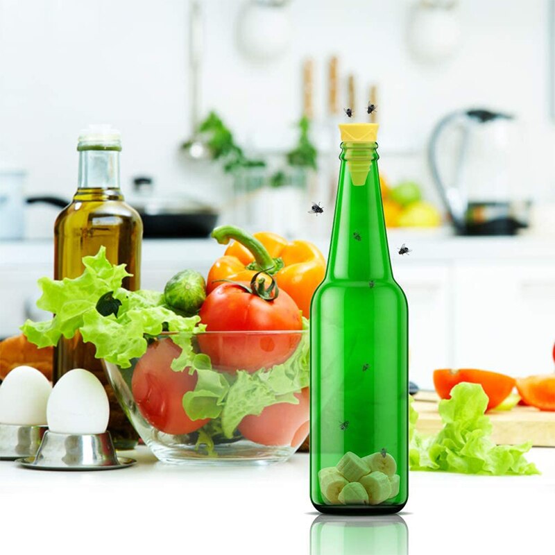 Fruit Fly Trap Voor Keuken 12 Stuks, Herbruikbare ... – Vicedeal