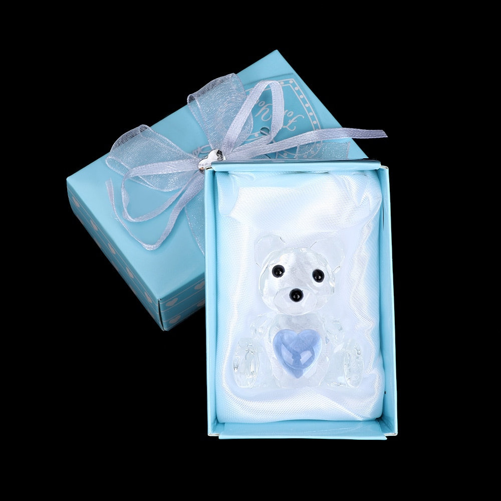 Blauw Hart Kristal Beer Met Doos Voor Party Tafel ... – Grandado
