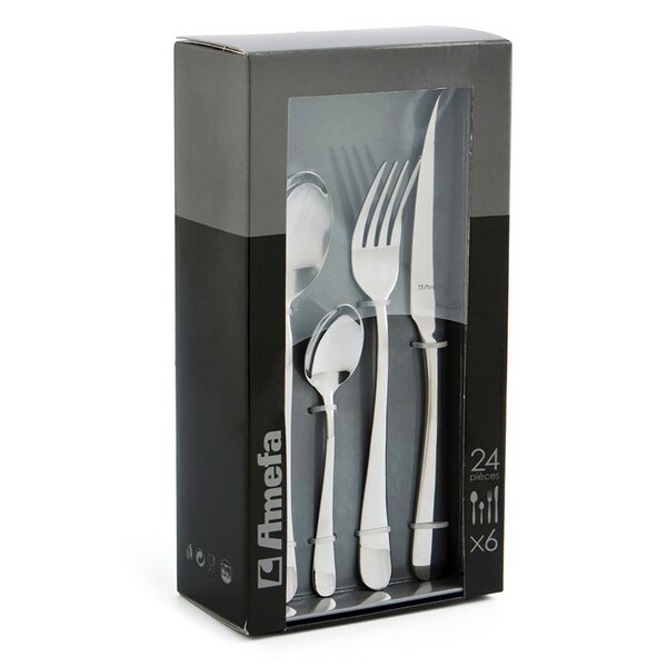 Cutlery set Amefa Austin (24 pcs) Stainless steel – Vicedeal