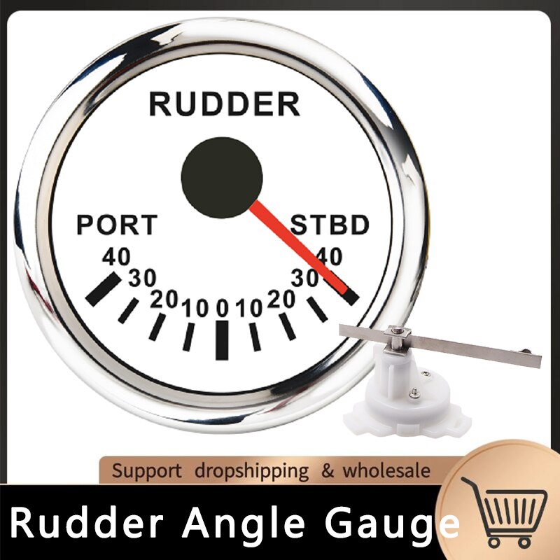 52mm Rudder Angle Indicator Gauge 0-190 ohm Sail b... – Vicedeal