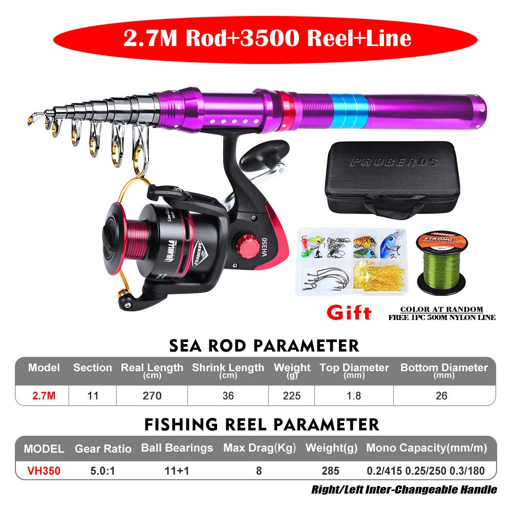 Good Reel Combo Telescopic Fishing Rod Spinning Wh... – Grandado