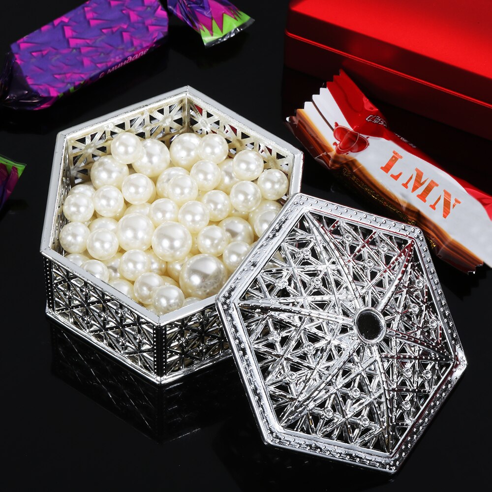 Vintage Retro Plastic Hollow Gold Foil Candy Box C... – Vicedeal