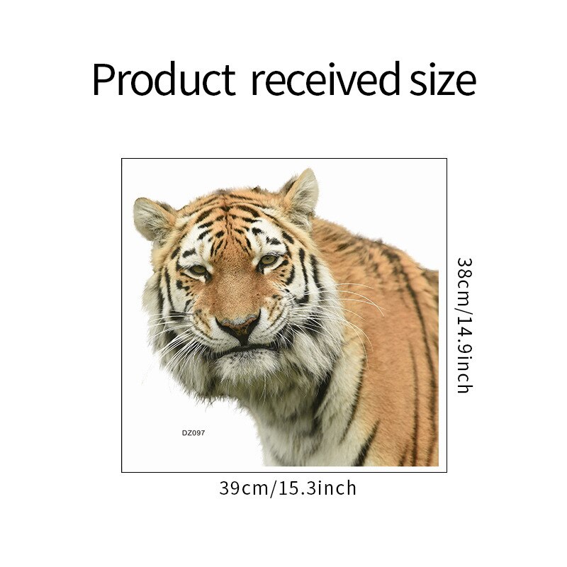 Tiger Animal Wall Murals Wallpaper Sticker Kids Be... – Grandado