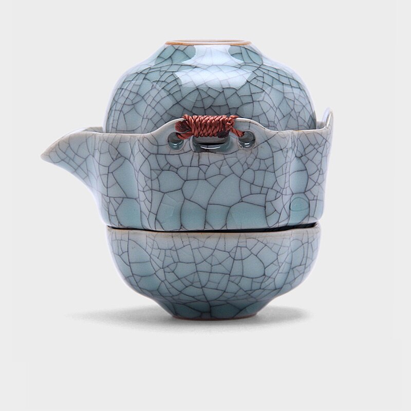 Exquisite tea set Ruyao Ru Kilns Celadon Geware po... – Grandado