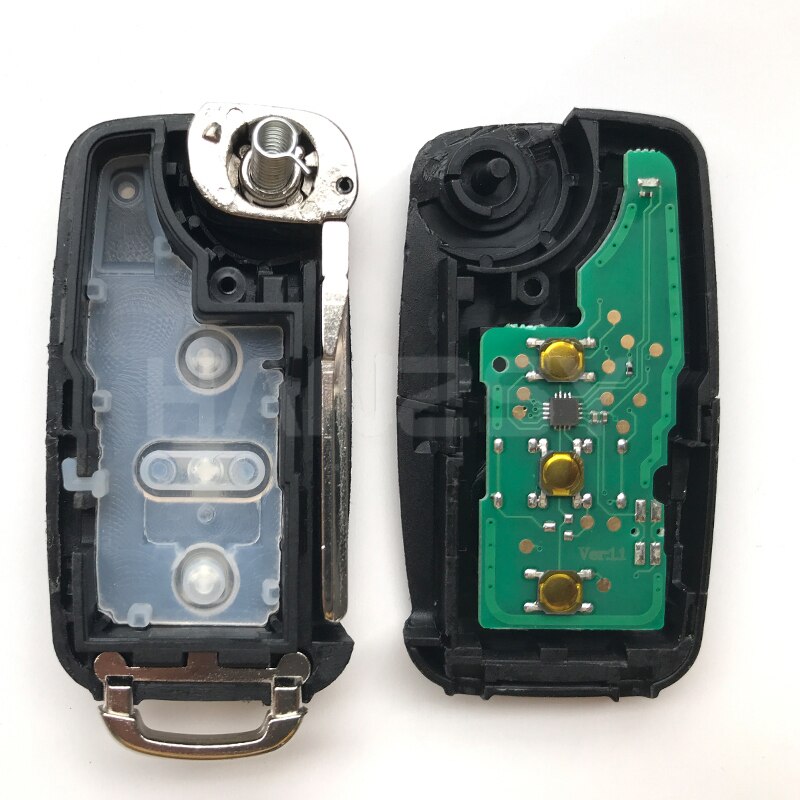 3 Buttons 434MHz Flip Folding key For VW VOLKSWAGE... – Grandado