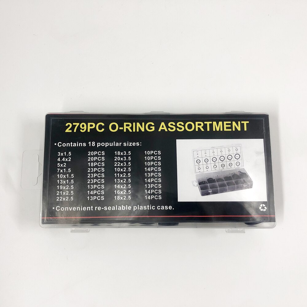 18sizes 279 pcs Metric O Ring of seal Watertightne... – Grandado