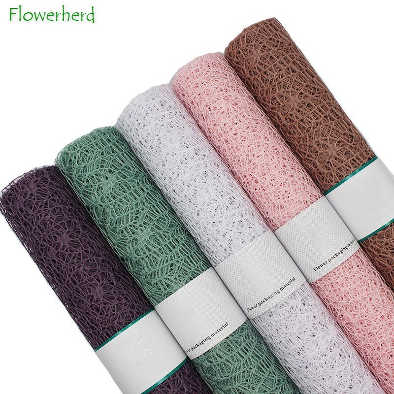 50cm X 5Y Jacquard Net Yarn Flower Packing Net Yar... – Grandado