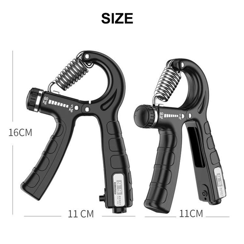 5-60Kg Counting Grip Strength Adjustable Hand Grip... – Vicedeal