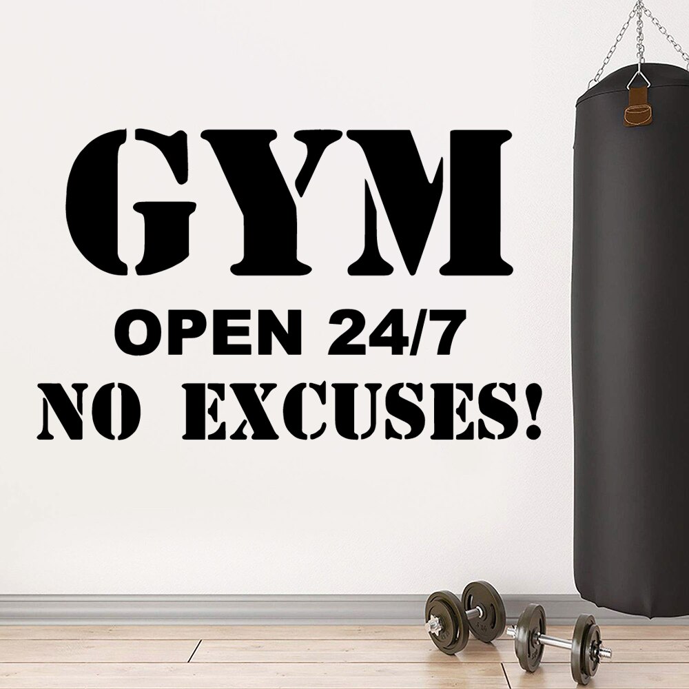 Gym Decal Frase Muurstickers Voor Gym Fitness Kame... – Vicedeal