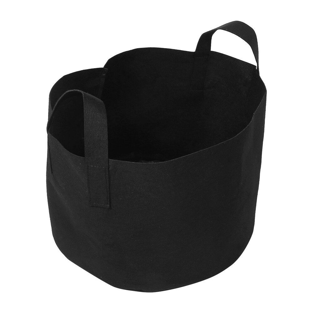 Black Round Shape Large Capacity Plants Growing Ba... – Grandado